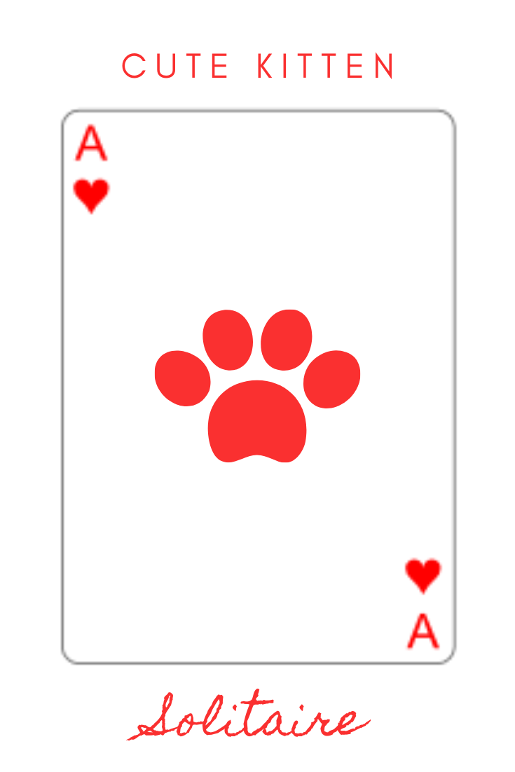 Cute Kitten Solitaire Card Game - Cats Will Play