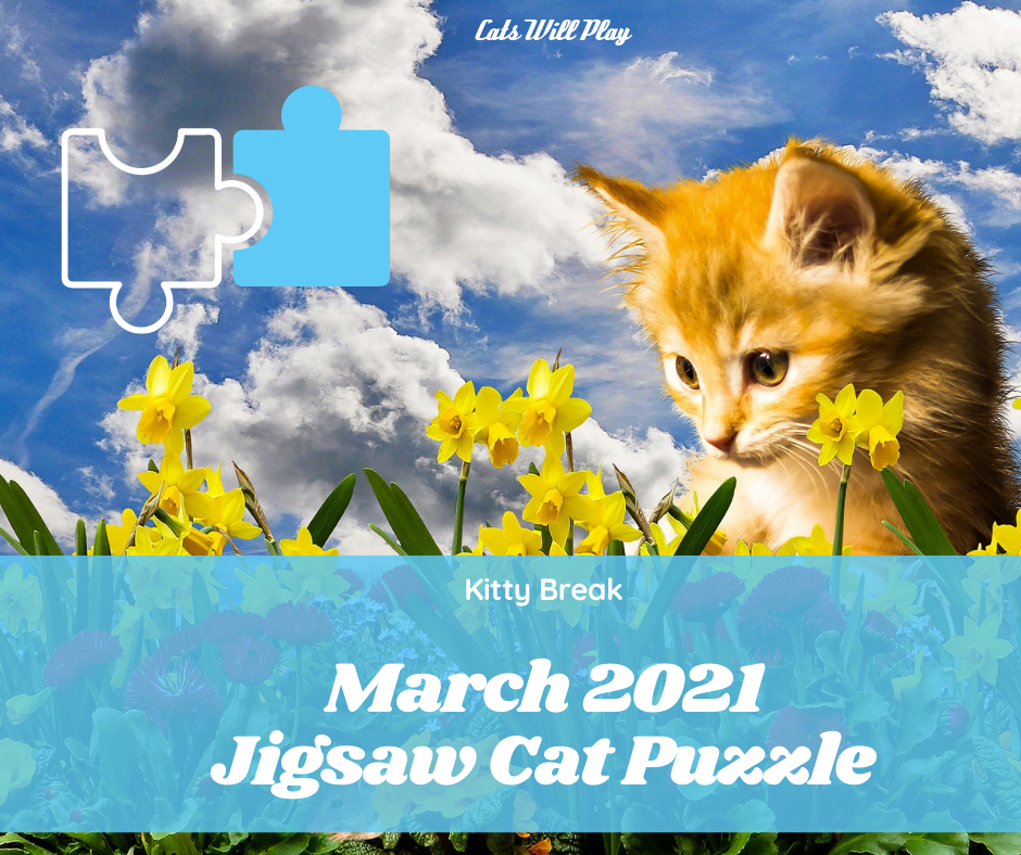 Kitty Break: March 2021 Jigsaw Cat Puzzle - Cats Will Play