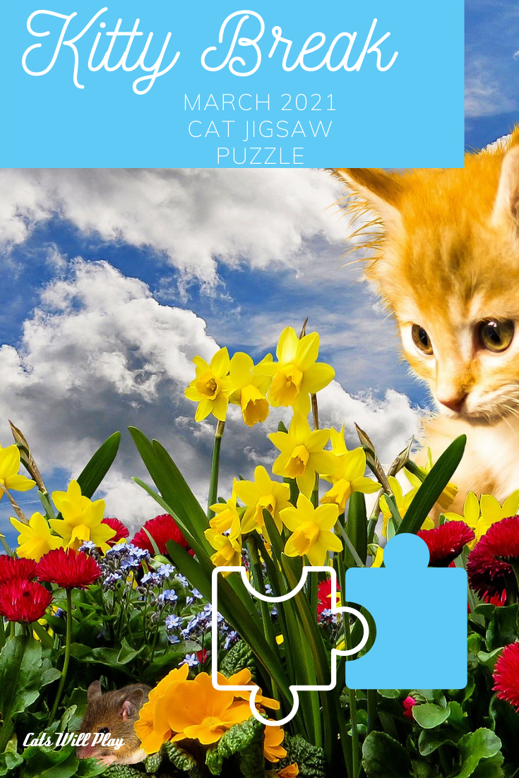 Kitty Break: March 2021 Jigsaw Cat Puzzle - Cats Will Play